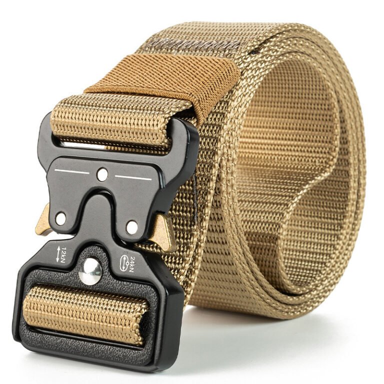 New Men’s Canvas Belt Automatic Buckle Outdoor Tactical Belts – Shop ...